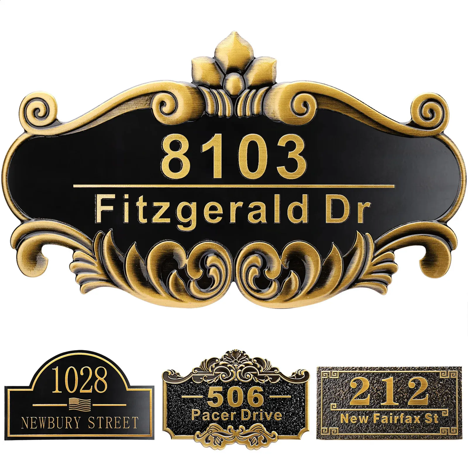 House Name Plaques Custom Address Plate For House ... From Dorothystore ...