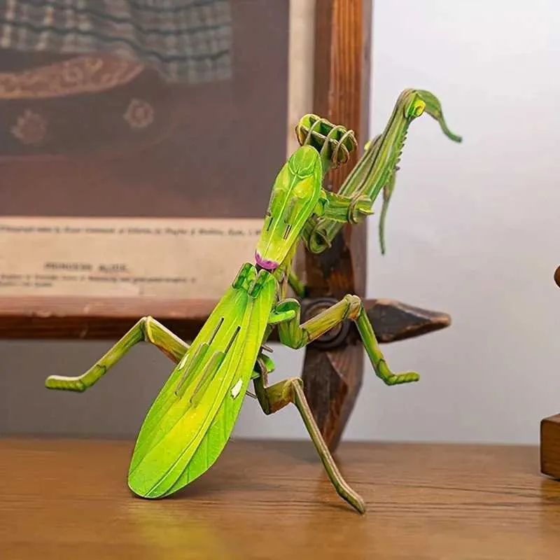 Giant Praying Mantis 3D Puzzle - DIY Insect Model Kit for Kids ...