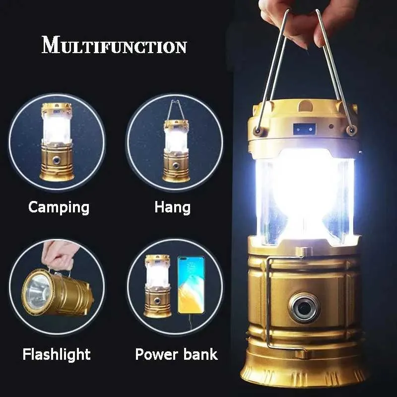 DHgate.com:2024Rechargeable Camping Lantern with USB, Waterproof ...