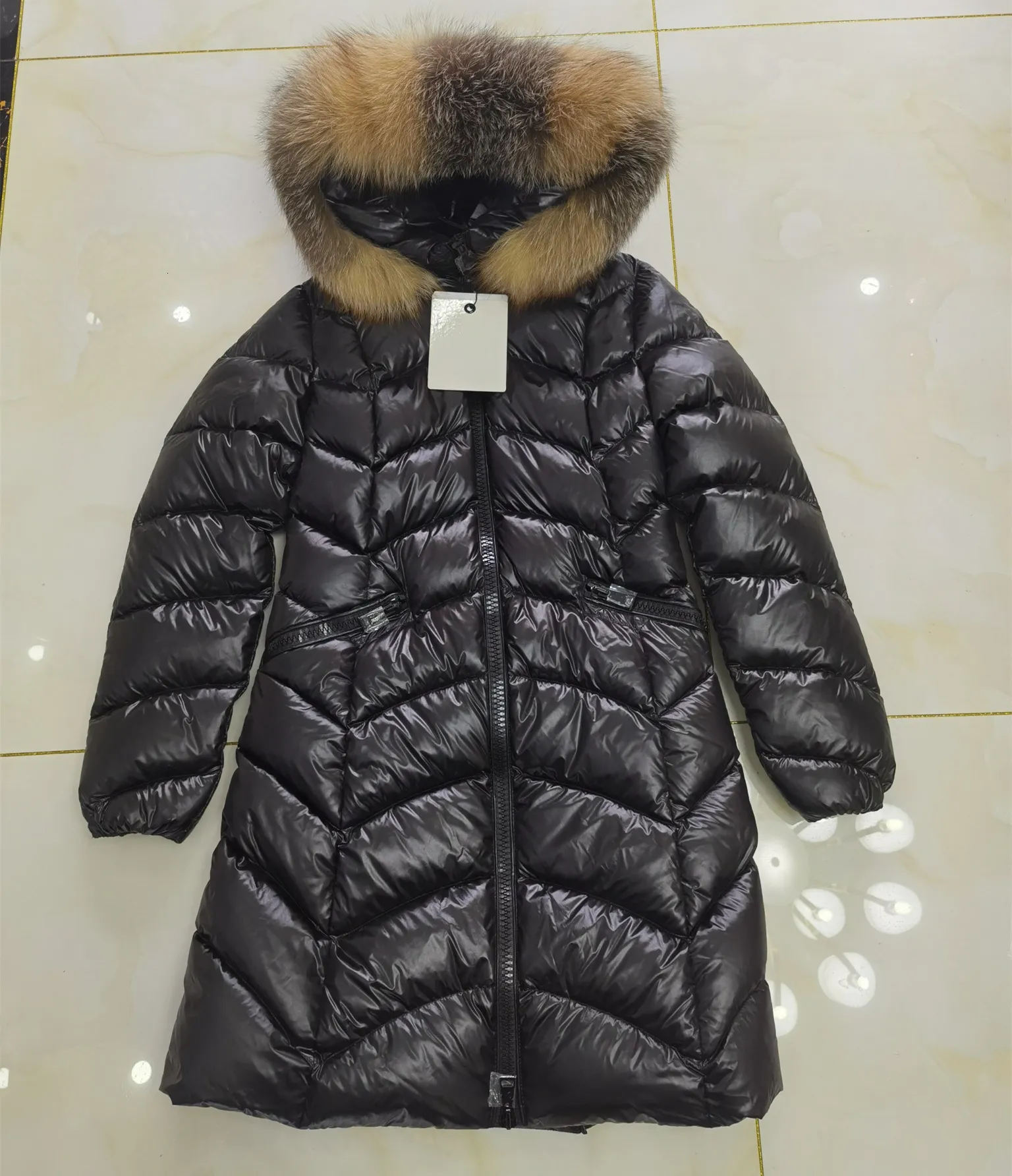 Women's Down Jacket with Fur Collar, Colorful Coats, Ladies Jackets ...
