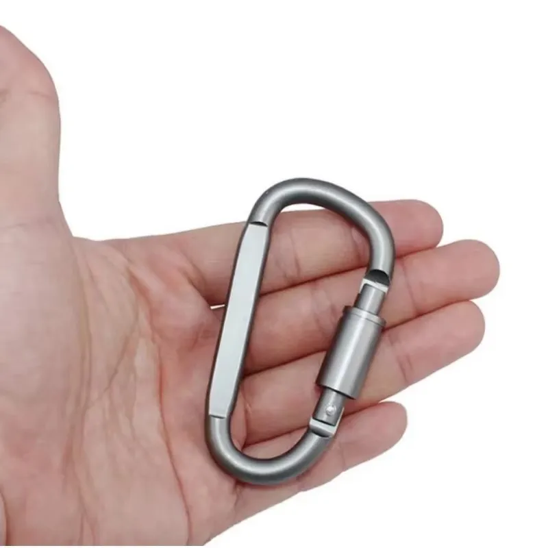 Tactical Carabiner D Keychain Clip Hook Buckle: Lightweight EDC For ...