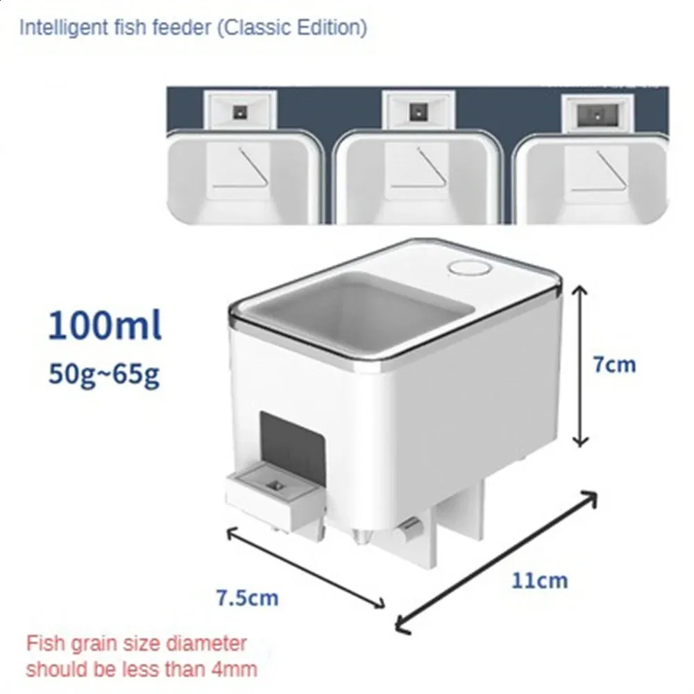 Automatic Aquarium Fish Tank Feeder with WiFi Wireless Smartphone App ...