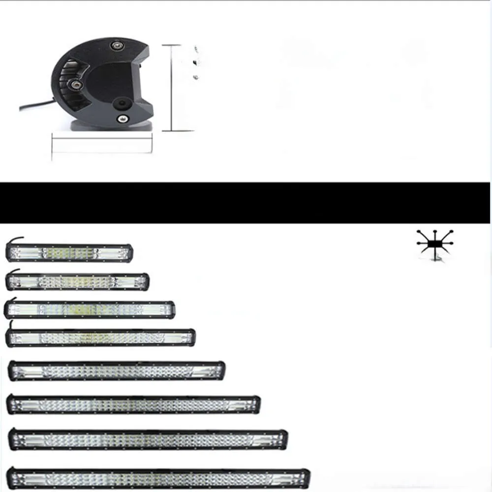 Off Road LED Strip Grille Spotlight For Trucks And Rugged Ridge Bumpers ...