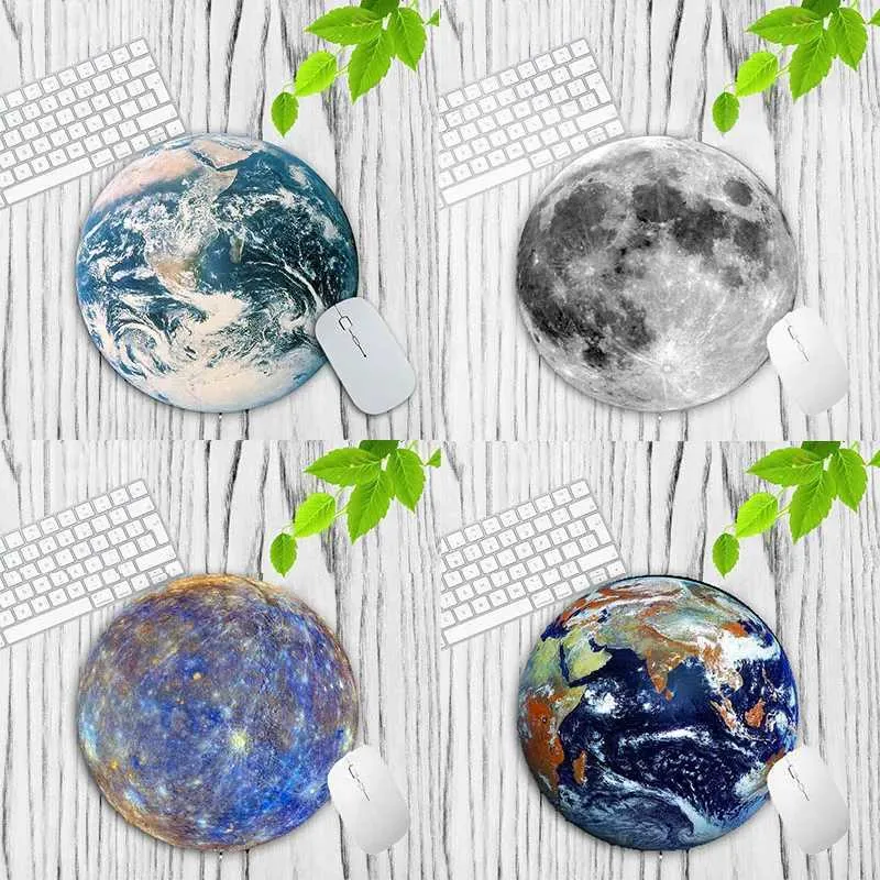 Earth & Lunar Desk Mat: Premium Planet Mouse Pad, Large Keyboard Mat ...