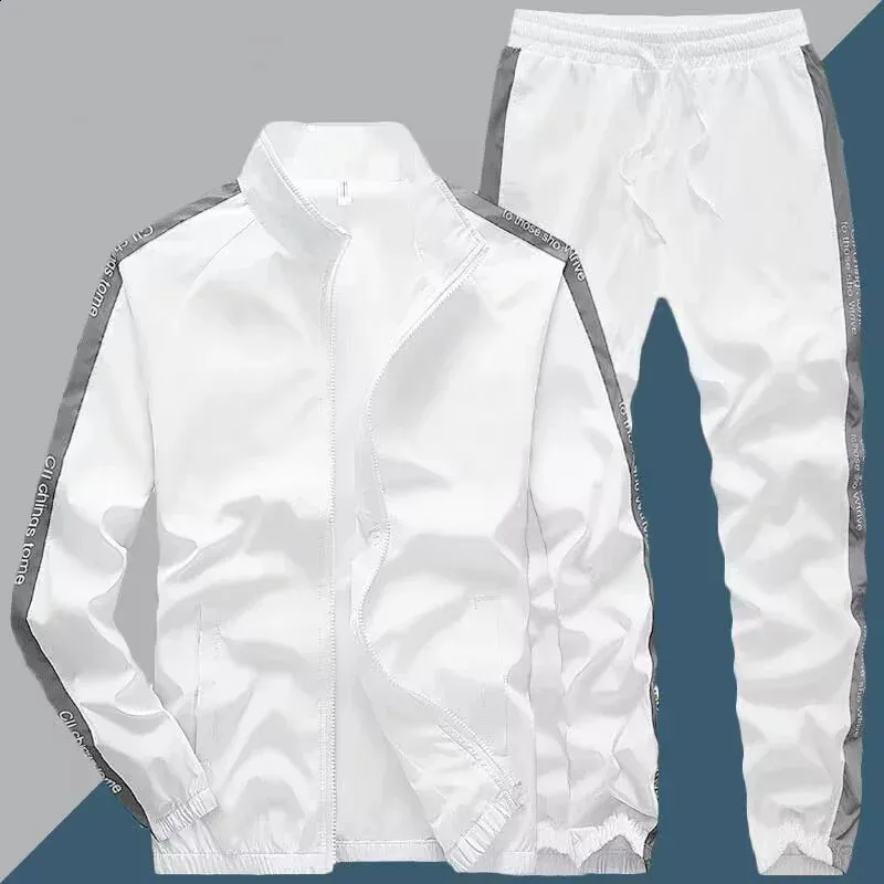 Premium Men's Complete Tracksuit Set - Spring/Autumn Sportswear Fashion ...