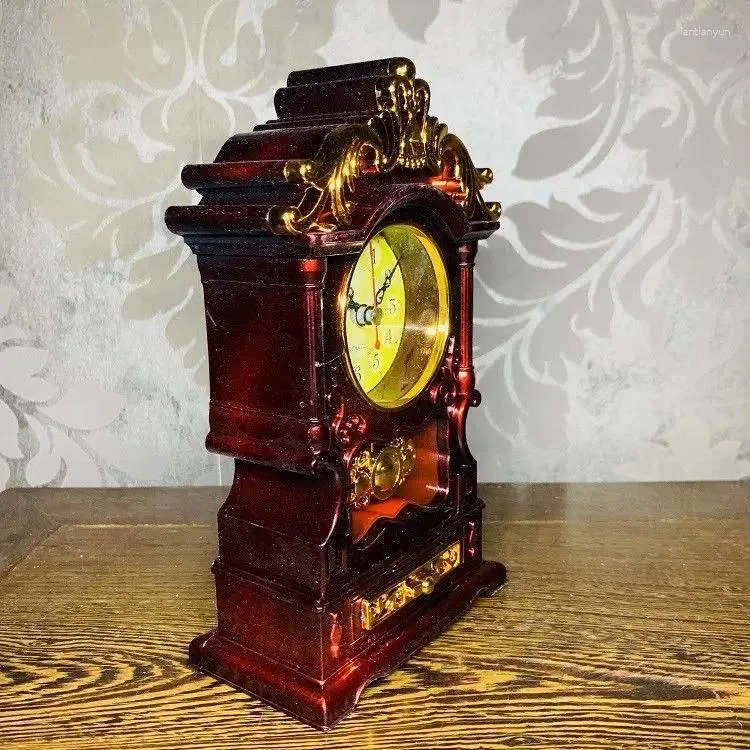 Retro Tabletop Clock Vintage European Home Decor For Living Room ...