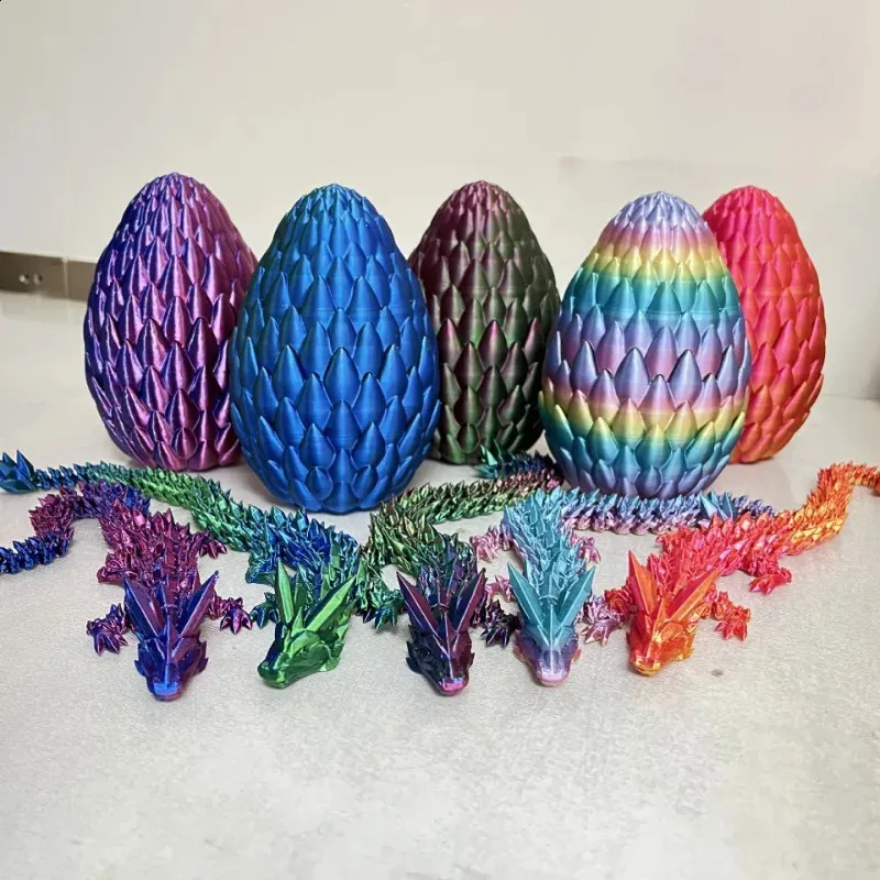 3D Printed Dragon Egg & Dragon Set - Home & Living Room Decor - Shop ...