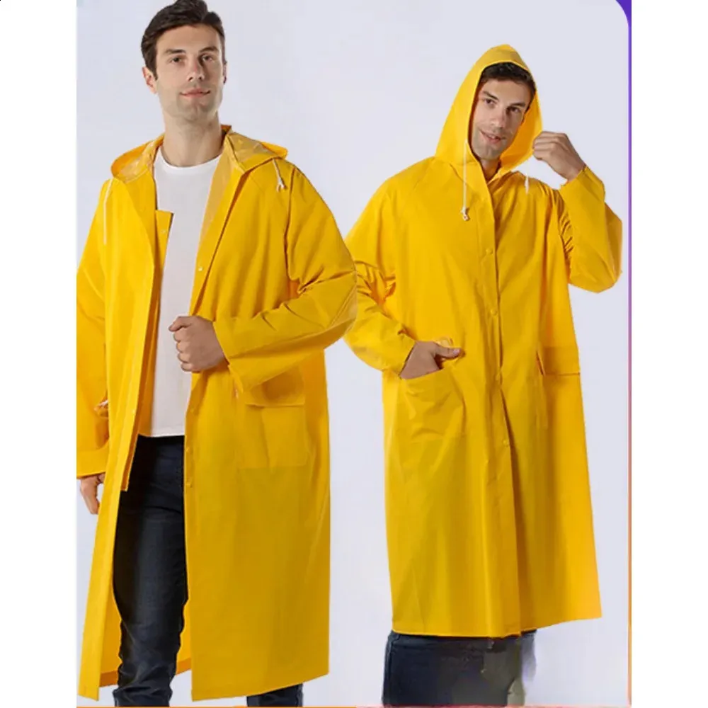PVC Rain Coats: Heavy Duty PVC Integrated Raincoat For Outdoor Work ...