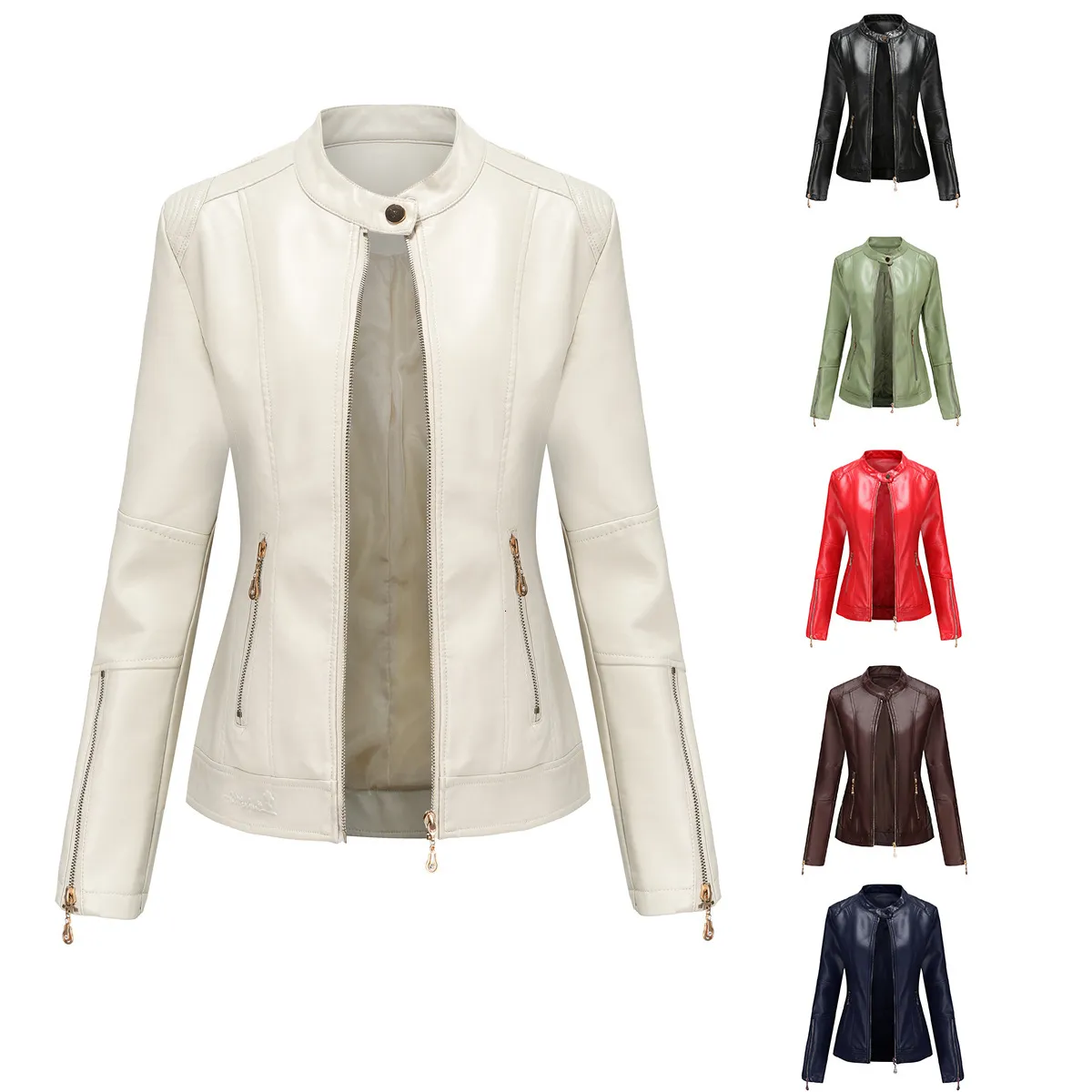 Stylish Short Leather Jacket: New Season Women's Fashion, Shop Now ...
