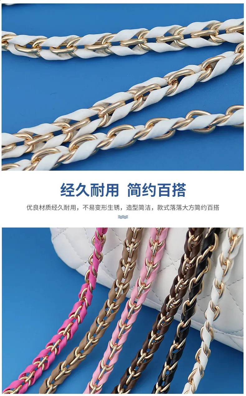 Detachable 120cm Metal Chain Strap Shoulder Bag - DIY Crossbody Purse ...