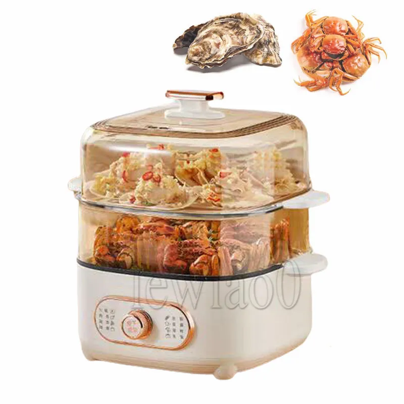 2-Layer Electric Food Steamer Pot: Healthy Cooking at Home! Perfect for ...