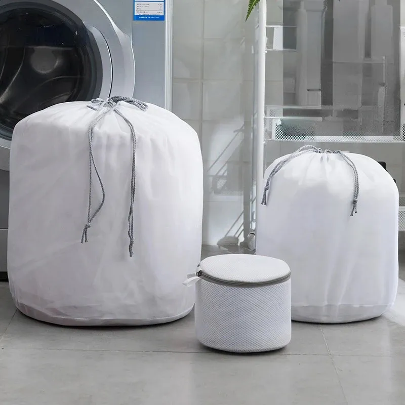 Foldable Mesh Laundry Bag Set 6 Sizes - Protect Delicates, Travel ...
