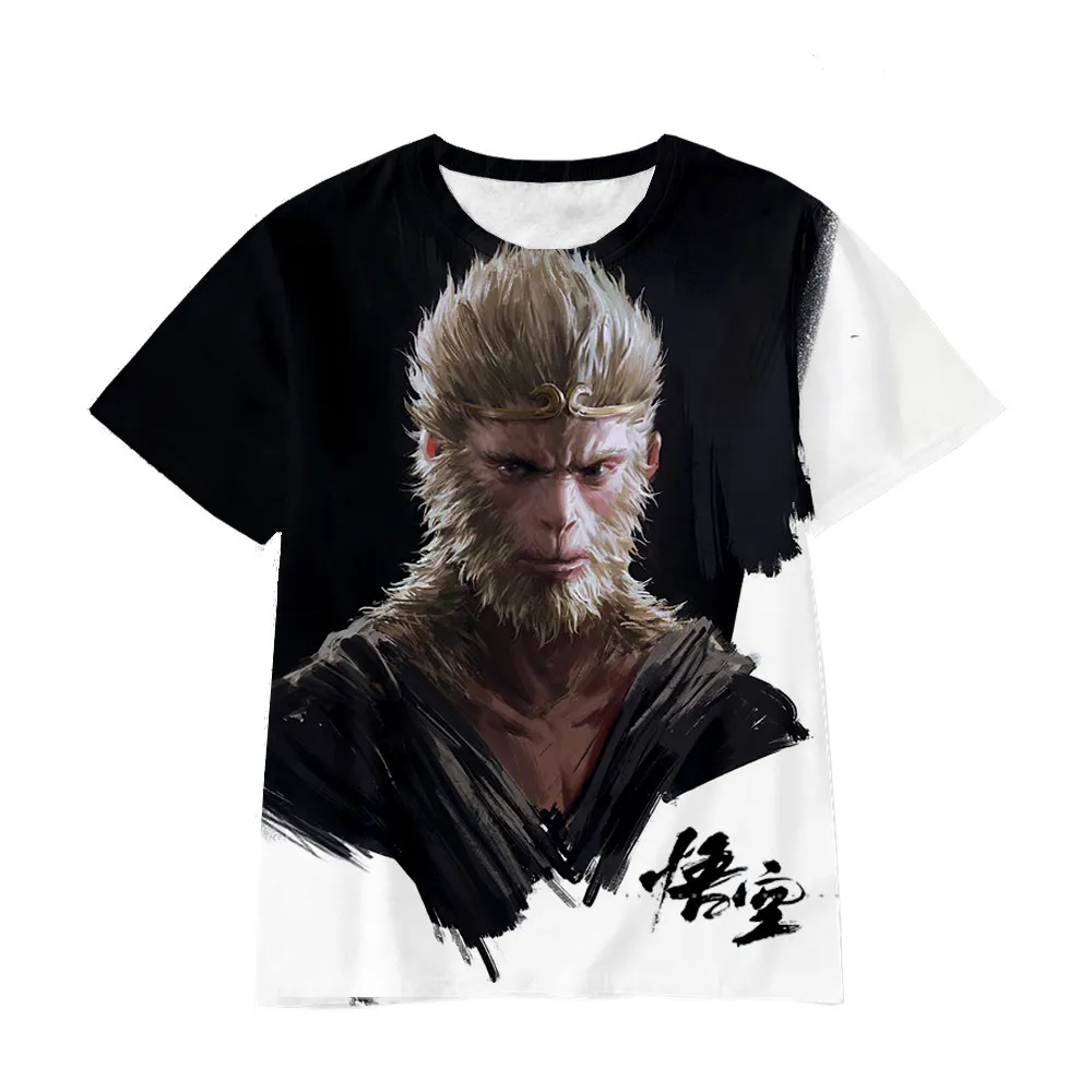 Black Myth Wukong New Cartoon Movie Game Personalized D Digital Print ...