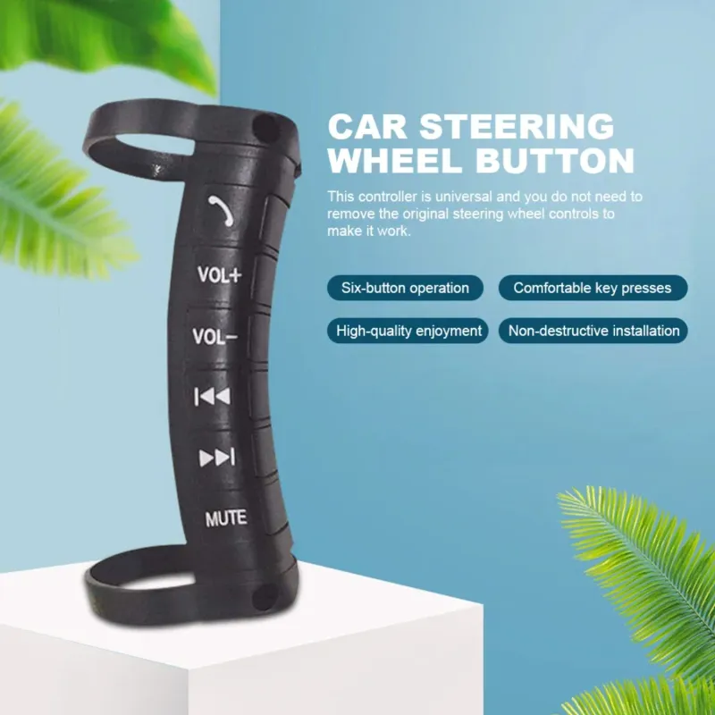 DHgate.com:Universal Wireless Steering Wheel Control Car Remote Buttons ...