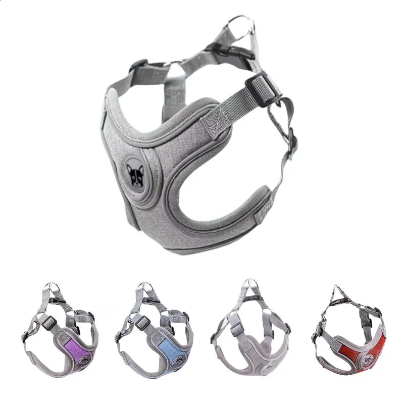 Dog Harness Adjustable Pet Vest with Reflective Mesh Chest Strap for ...