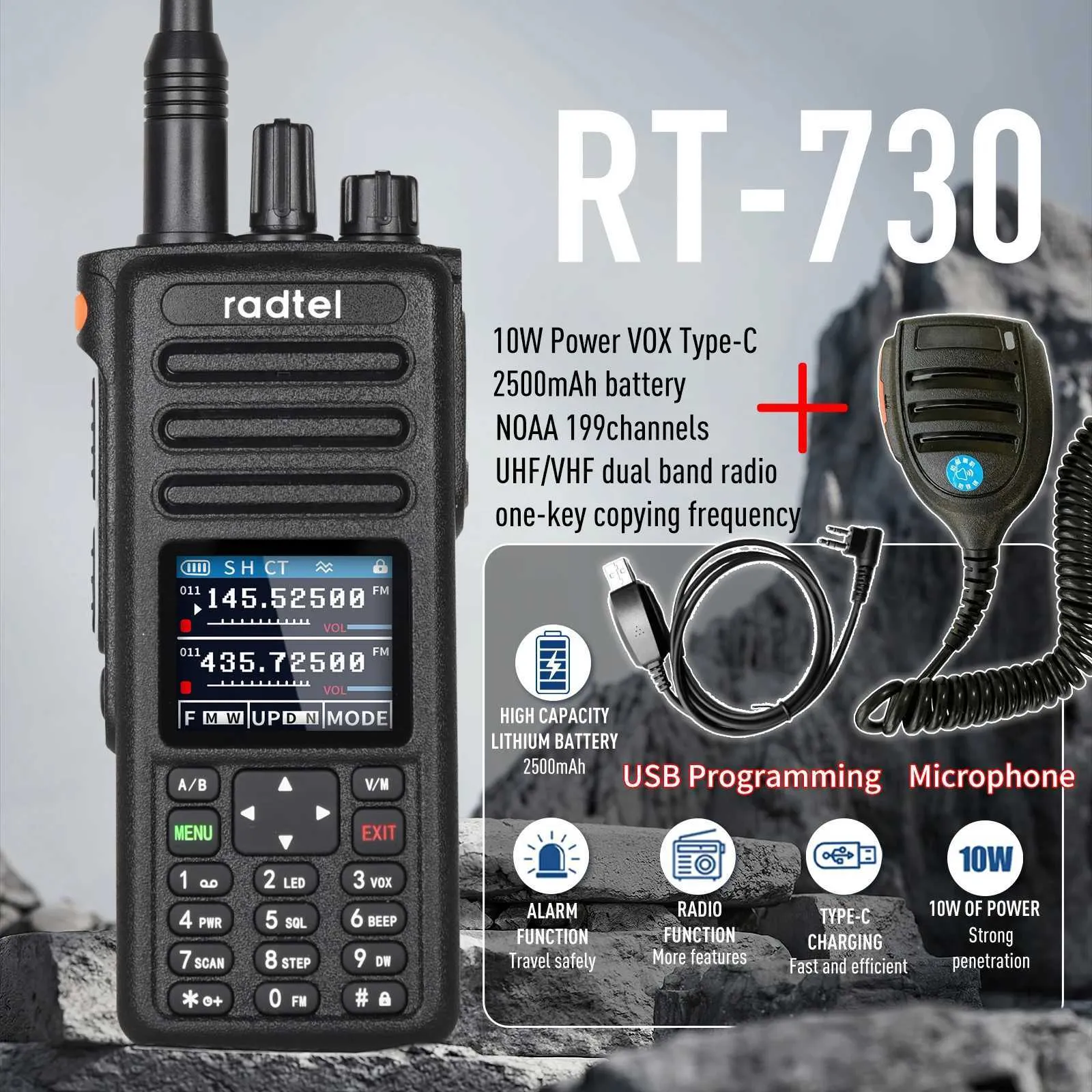 Compact Air Band Handheld Transceiver Full Band... From Honey_fruit ...