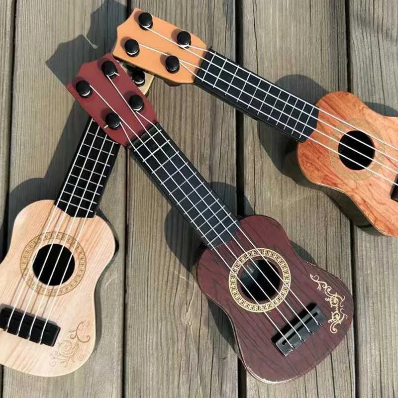 21-inch plastic mini guitar toy with four strings for early childhood ...