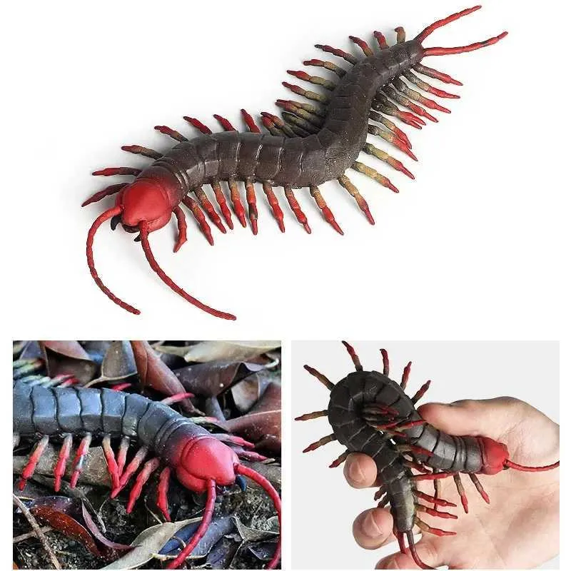 Realistic Rubber Centipede Insect - Fun Stress Relief Toy, Halloween ...