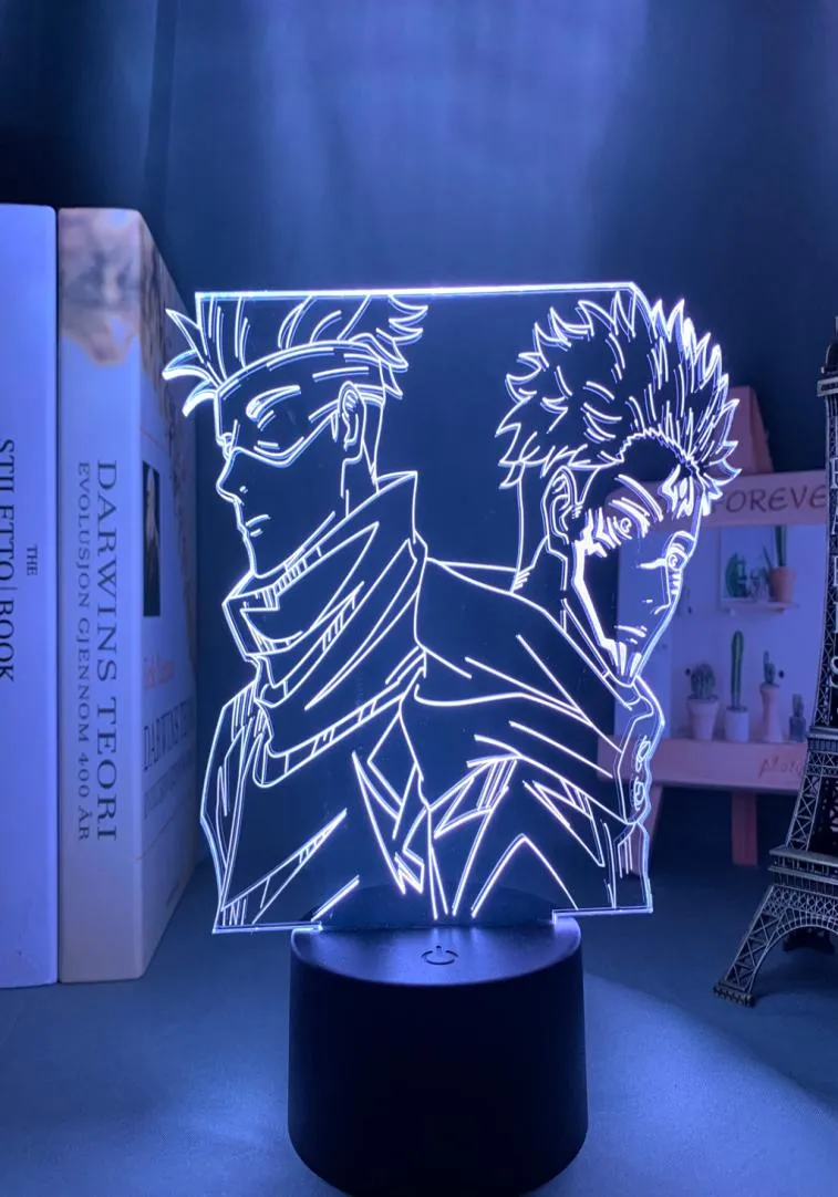 Yuji Itadori Satoru Gojo Jujutsu Kaisen Naruto 3d Led Light Perfect ...