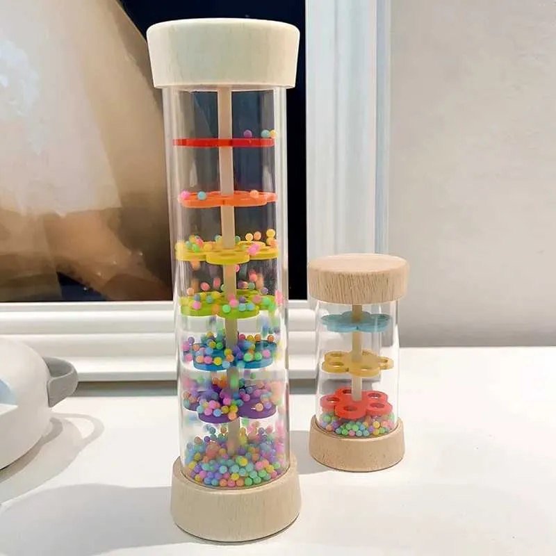 Rain Sound Tube - Wooden Musical Toy for Sensory Development, Best ...