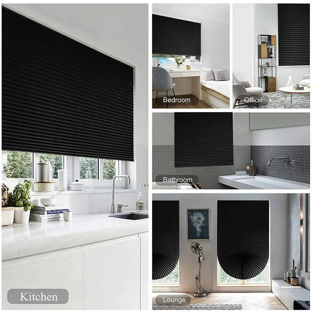 DHgate.com:Pleated Cordless Temporary Window Blinds, Cut-to-Size Stick ...