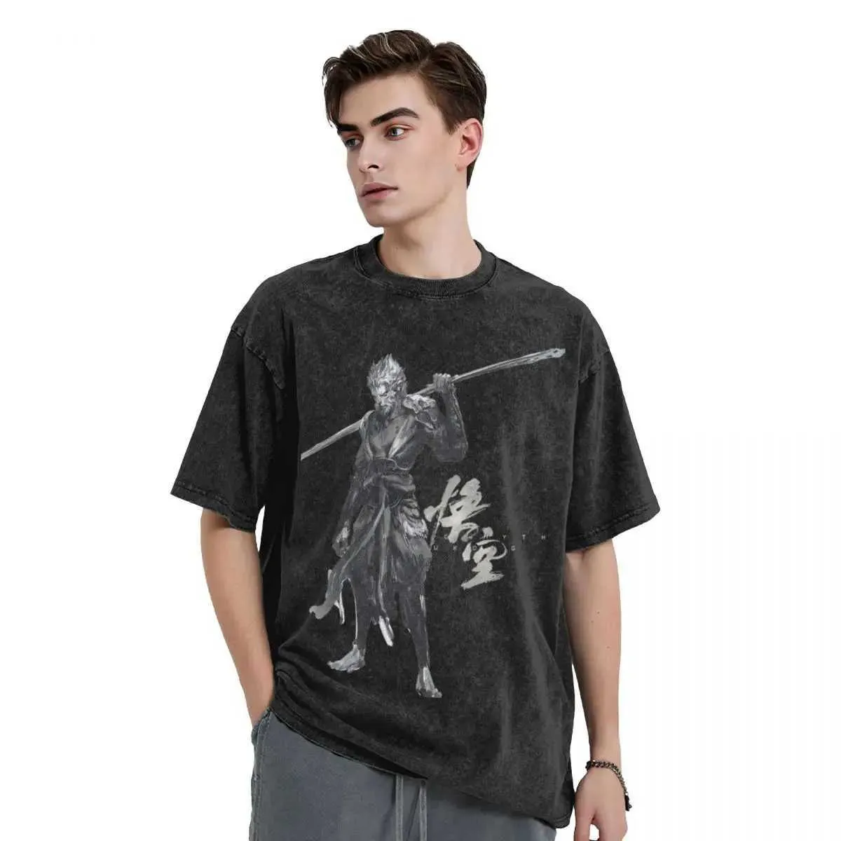 Mejor Precio En A Granel Couples T Shirts Black Myth Wukong Sun Wukong ...