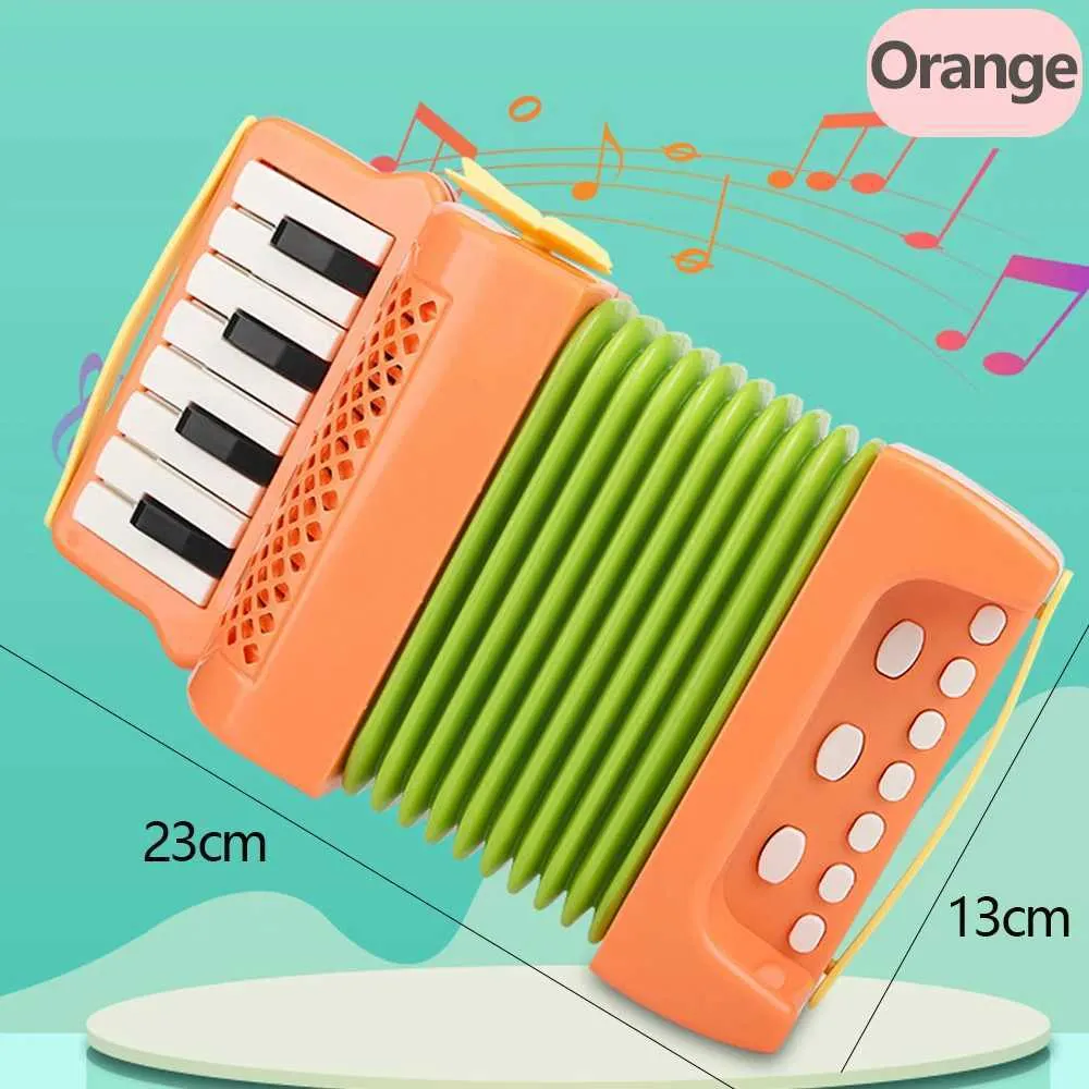 Kids Accordion: 10 Keys 8 Bass, Beginner Musical Instrument Toy - Fun ...