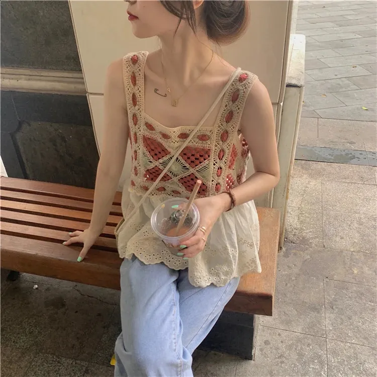 Camis For Women Lace Vest Tank Top Sleeveless French Chic Fashion ...