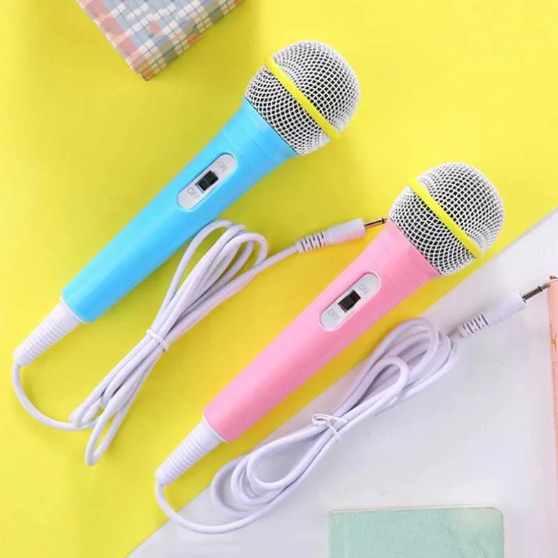 Karaoke Fun! Wired Toy Microphone - Sing Along Music Instrument for ...