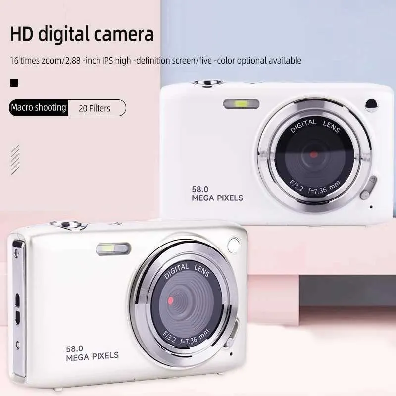 4K Digital Camera - 58MP, 16X Zoom, 2.88 LCD - Entry-Level Camera for ...