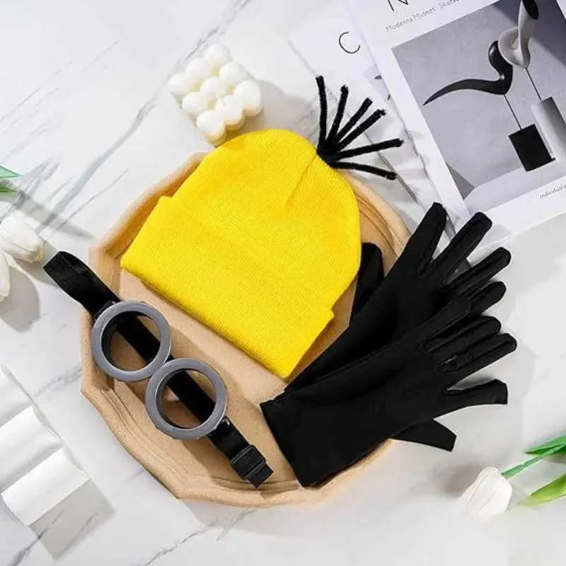 Novelty Costume Accessory Set: Includes Glasses, Headwear, And Handwear ...