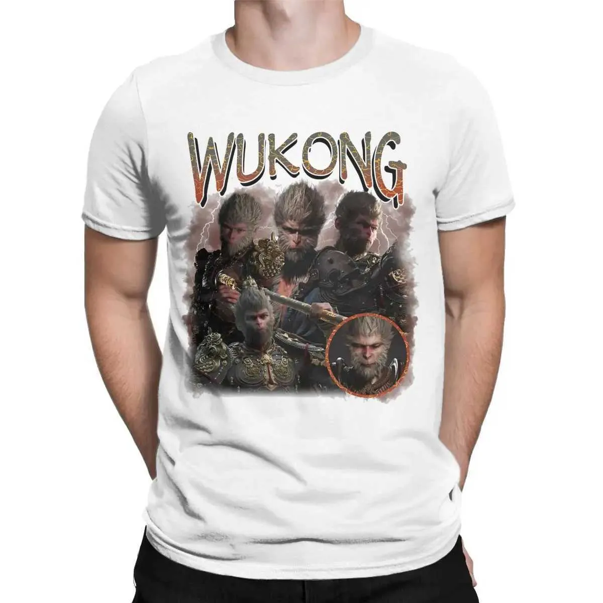 Amazing BLACK MYTH WUKONG SUN WUKONG THE MONKEY KING T Shirts Men ...