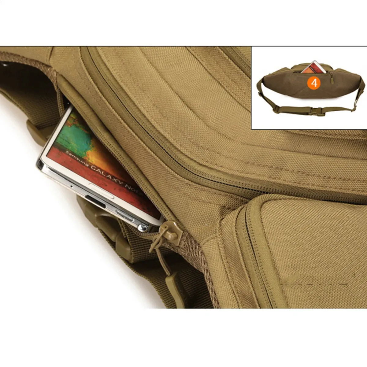 Tactical Waist Pack for Men - Motorcycle Rider Bag, Sports Fanny Pack ...