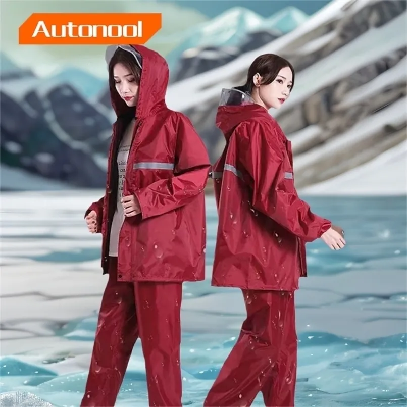 DHgate.com:Waterproof Motorcycle Raincoat with Reflective Striping for ...