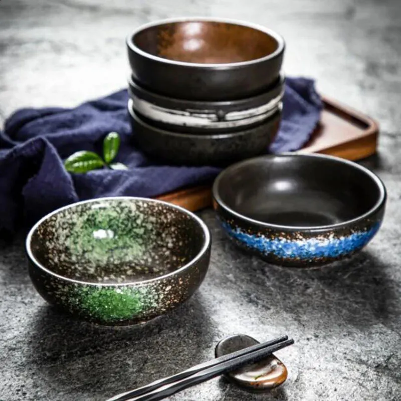 White Porcelain Dinnerware: Small Ceramic Rice Bowls For Kitchen ...