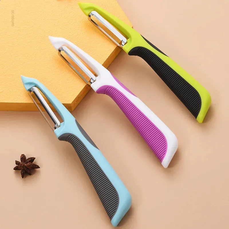 Anti-Slip Handle Vegetable Peeler: Ergonomic Kitchen Tool for Potatoes ...