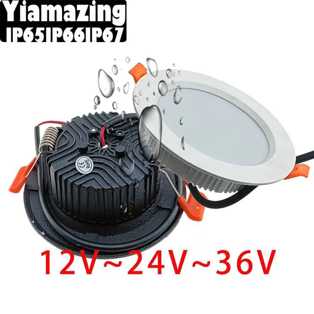 Waterproof LED Downlight: IP65/IP66/IP67, 5-12W, 12-36V DC. Perfect for ...