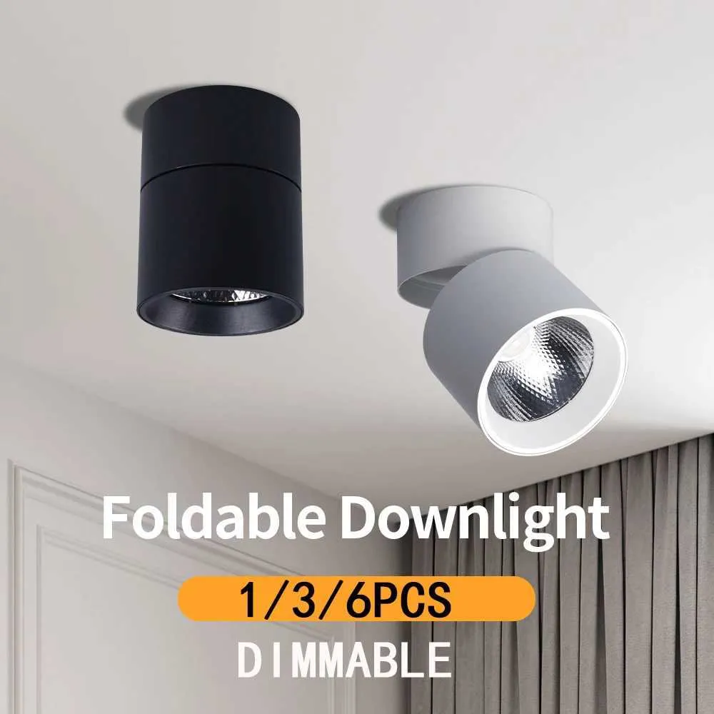 Foldable Dimmable downlights with Aluminum Surface Mount - Ideal for ...
