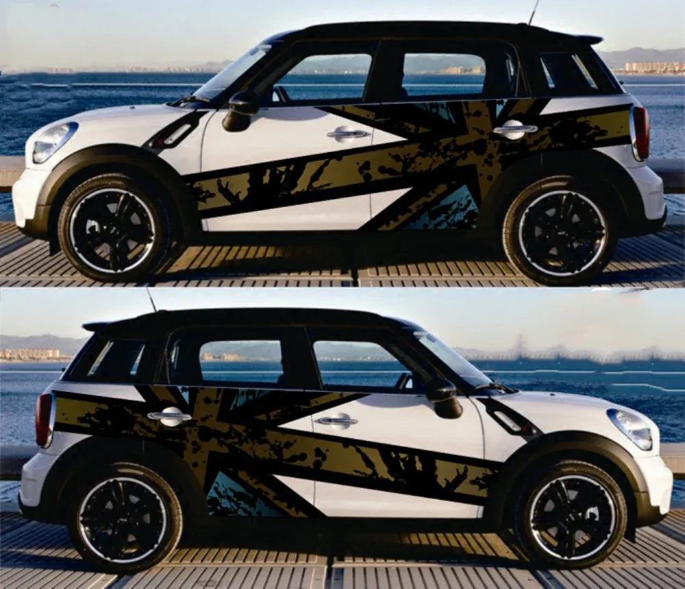 Union Jack Car Decals - Side Door Stickers for MINI Cooper - F54 F55 ...