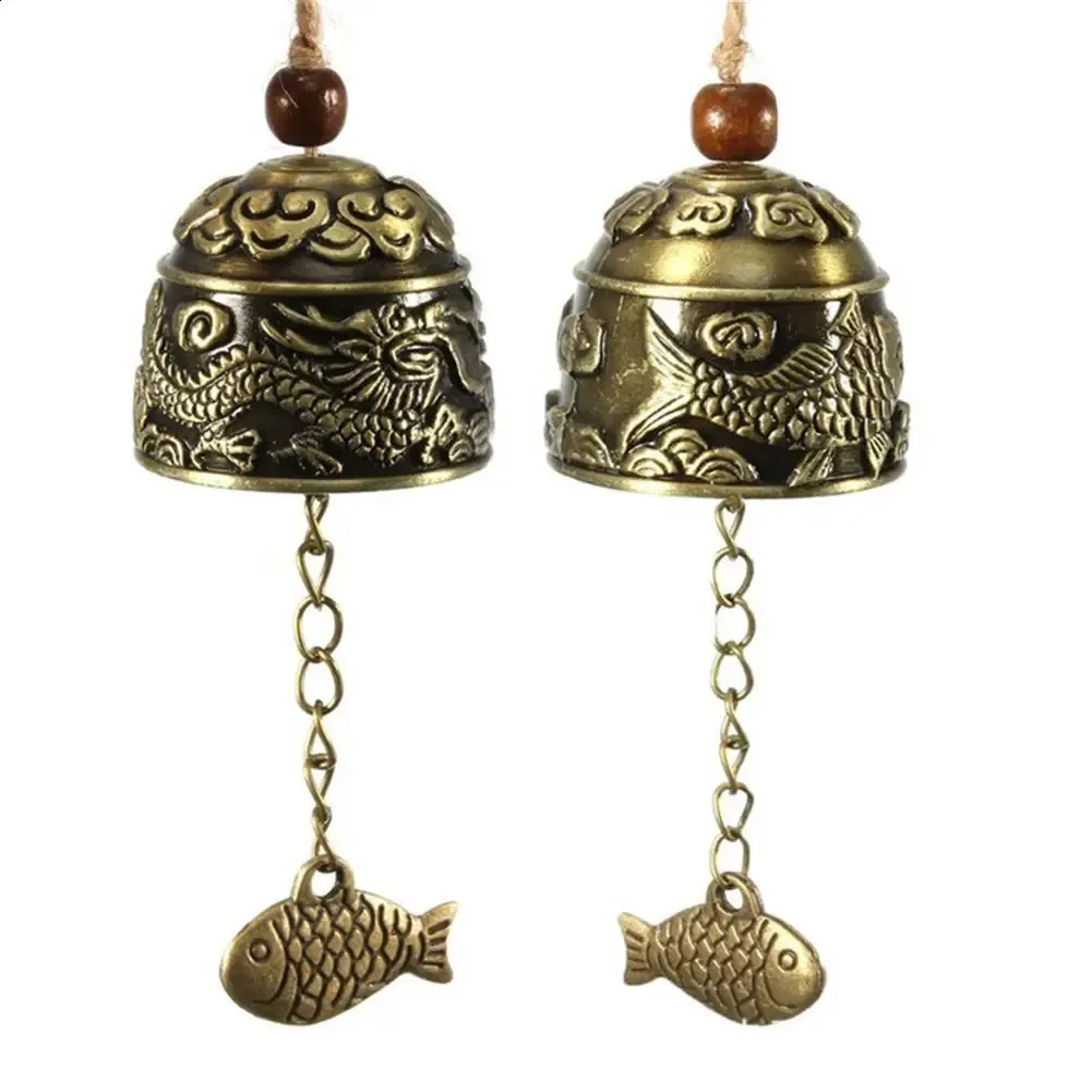 Vintage Copper Wind Chimes: Decorative Doorbell Chime for Garden, Patio ...