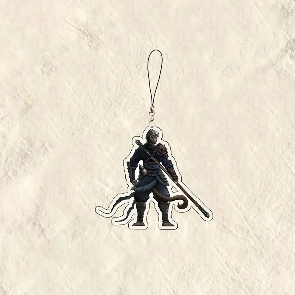 Anime Keychain: Black Myth Wukong Inspired Monkey King Pendant Game ...