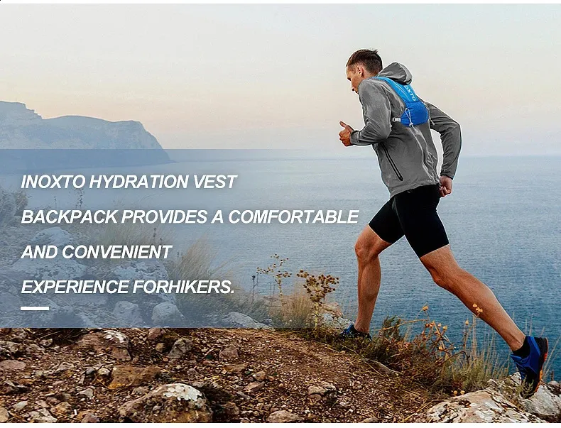 Lightweight 5L Running Backpack - Hydration Vest Bag for Marathon ...