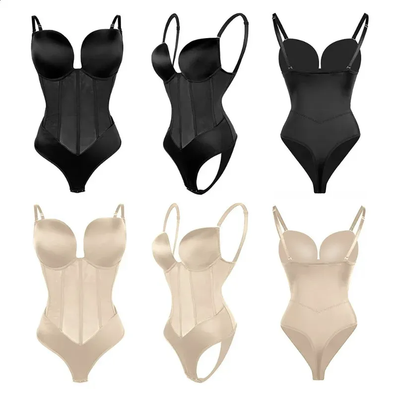 Premium Shaping Bodysuit: Backless Corset for Tummy Control & Weight ...