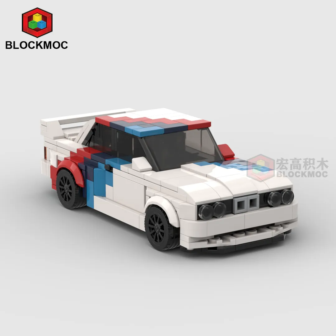 Creative MOC Bricks Technical Car M3 E30 Racing Sports Car Speed Super ...