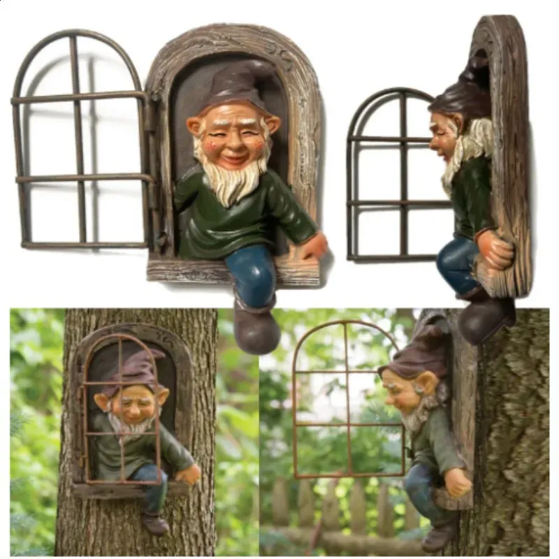 Elf Dwarf Resin Sculpture Outdoor Garden Decoration... From Homehaven ...