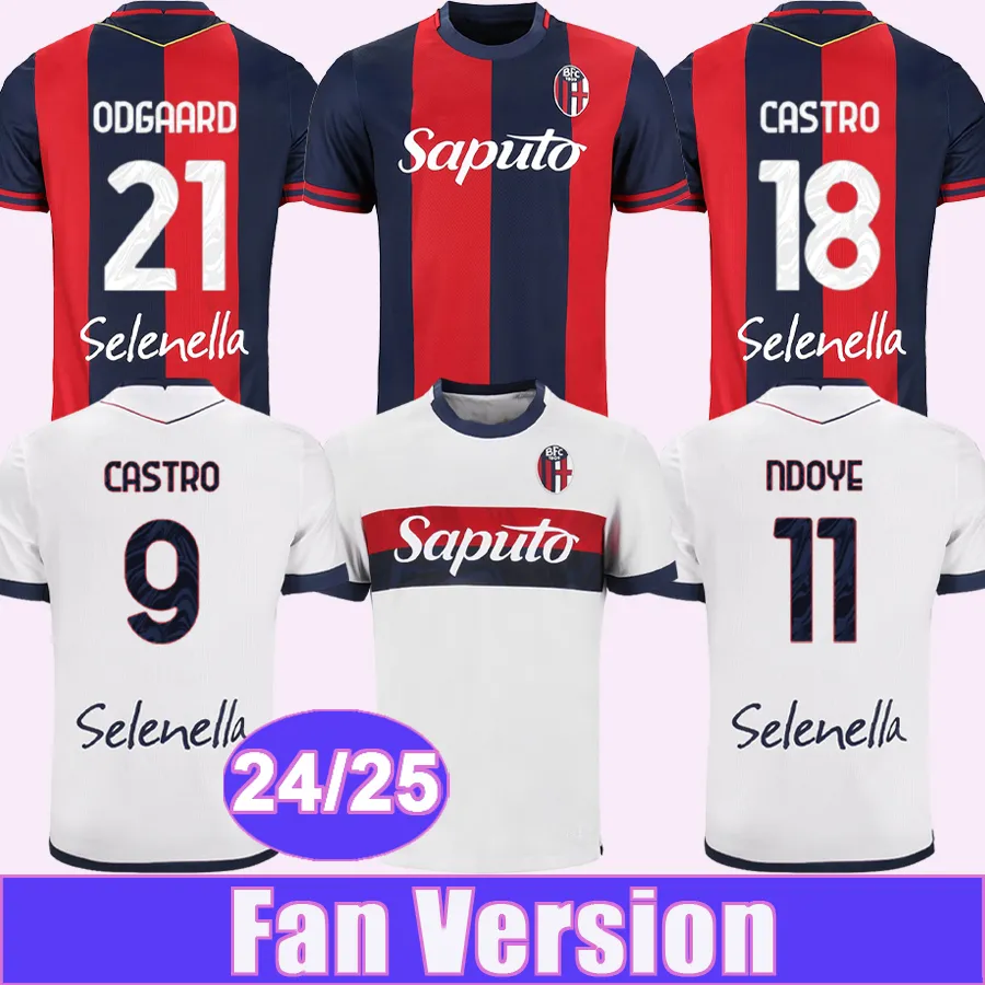 Bologna ORSOLINI Men's Ronaldo Soccer Shirt 24/25 Sizes Featuring ...