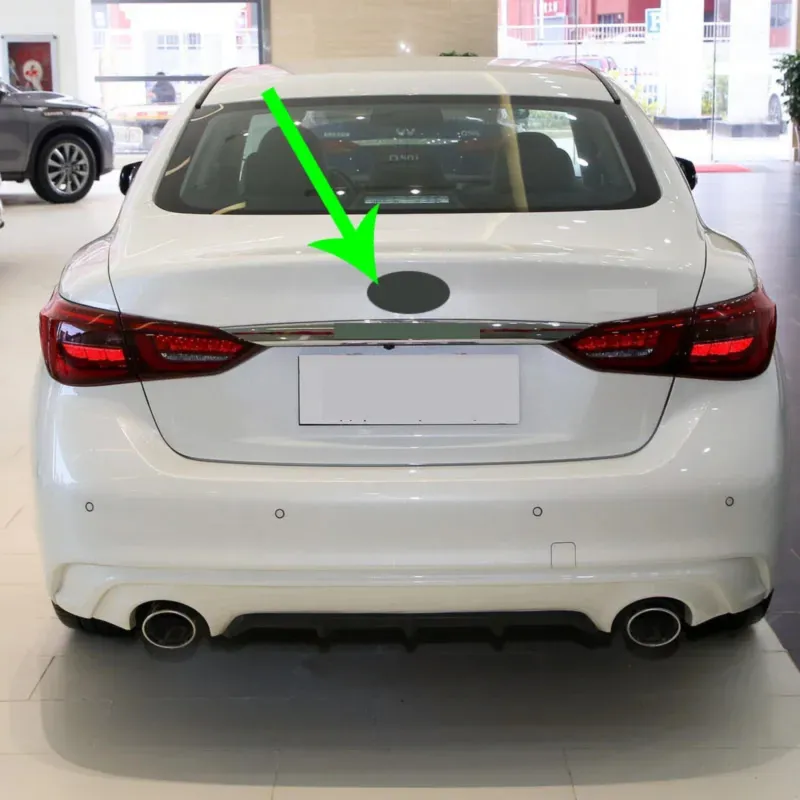 Premium Carbon Fiber Emblem Sticker for Infiniti Q50 2013- - Enhance ...