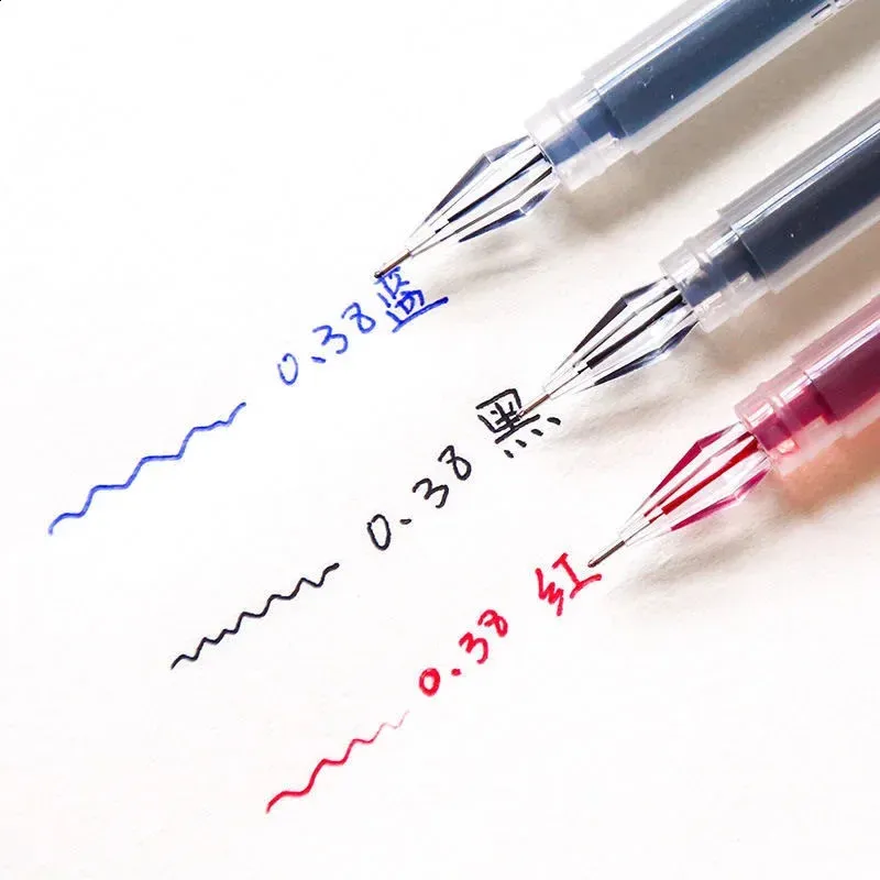 DHgate.com:Diamond-Tip Gel Pens, Set of 12, 0.38mm, Black/Blue/Red Ink ...