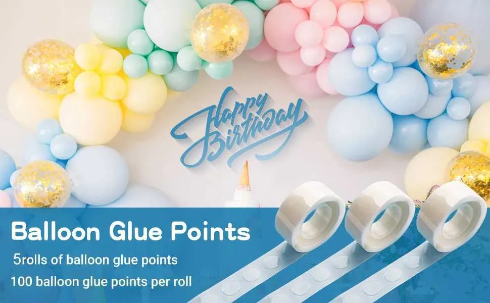 Balloon Decor Made Easy! Double Sided Glue Dots for Party, Wedding ...