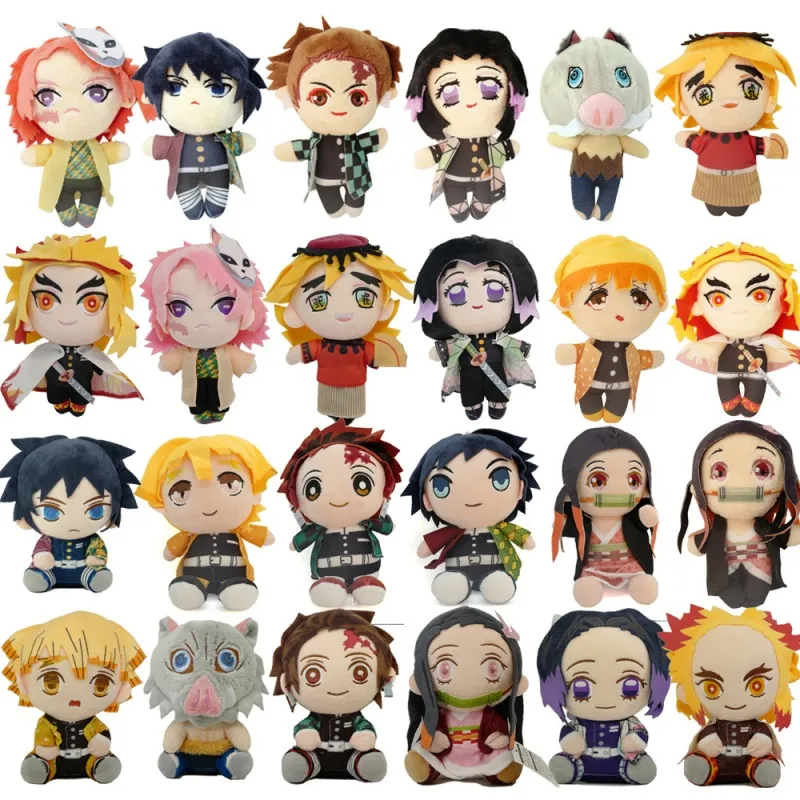 Cartoon Animated Character Stuffed Toys Anime Plush Dolls Pendant Comic ...